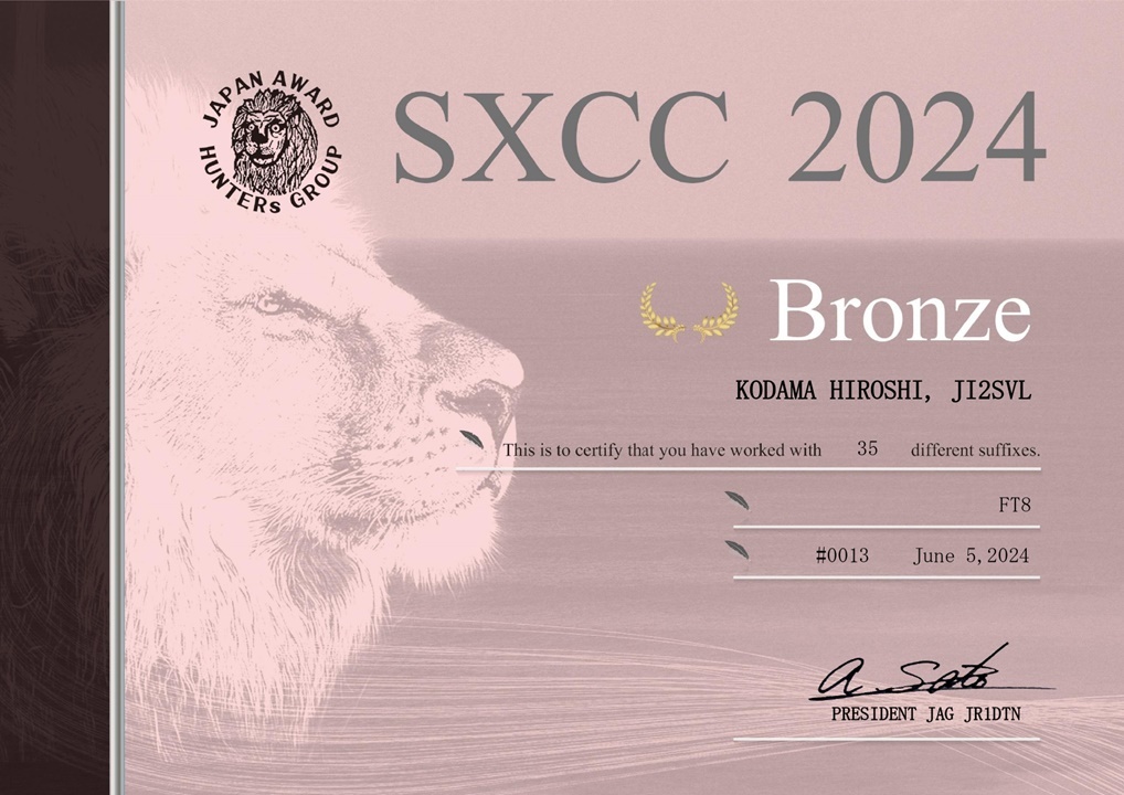 JAG SXCC 2024(Bronze): JI2SVL